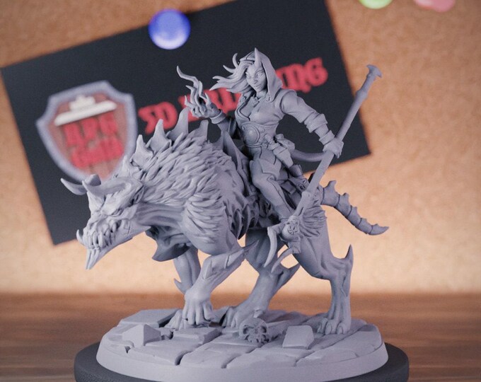 Tiefling Gladiator Tiefling Fighter Galaad | Miniature Dungeons and ...