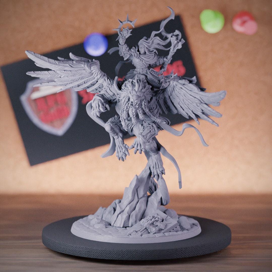Holy Warrior Miniature Agata Dungeons and Dragons Mini RPG Tabletop ...