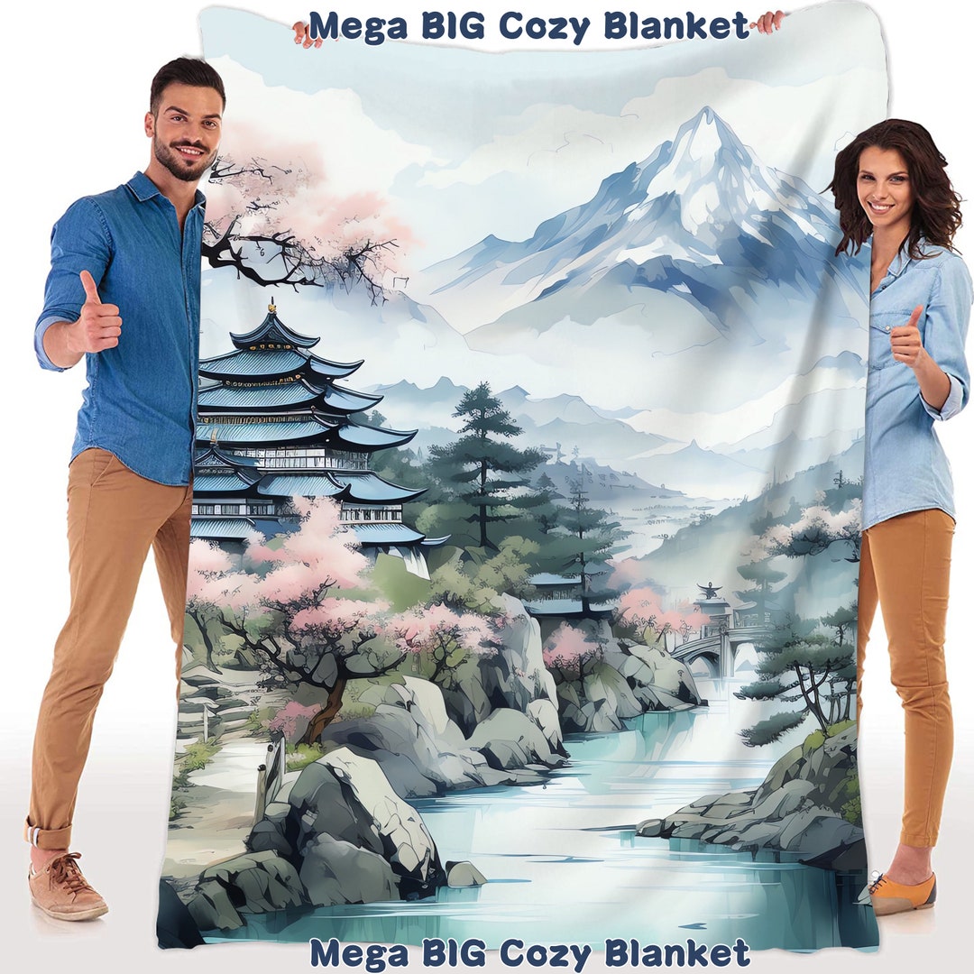 Trow Blanket Sherpa Style With a Great Artwork, Blanket for Sister ...