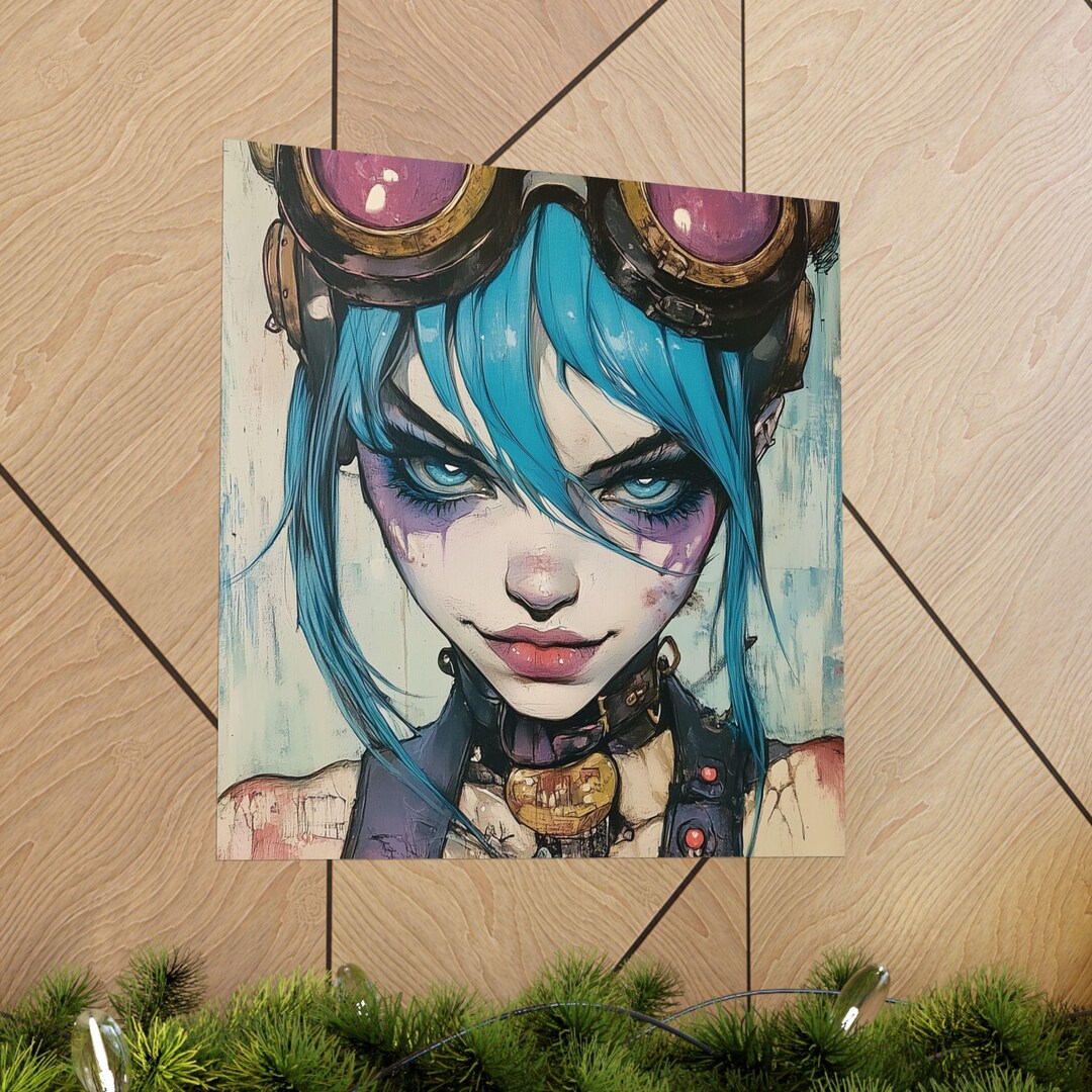 Poster Bahk and Shart Tokyos Gen Z Graffiti Artist Style of Jinx, Matte ...