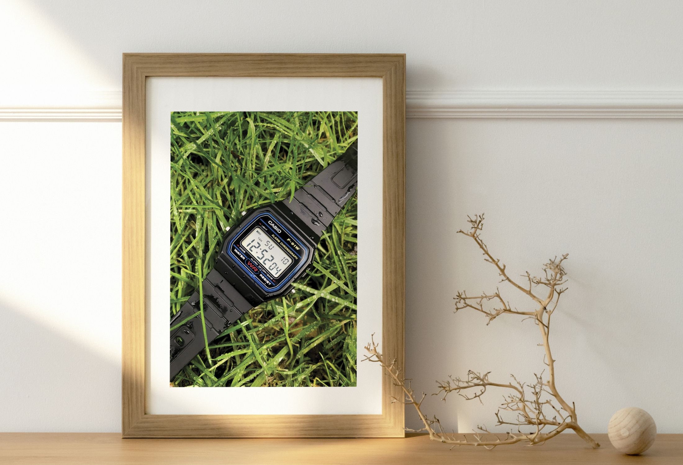 Casio F-91W Iconic Watch Poster Print A3 - Etsy