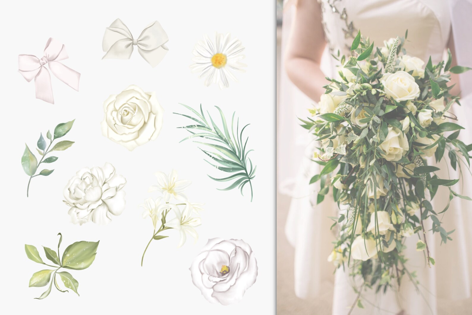 White Rose Clipart White Wedding Invite Download Wedding Rose Clipart ...