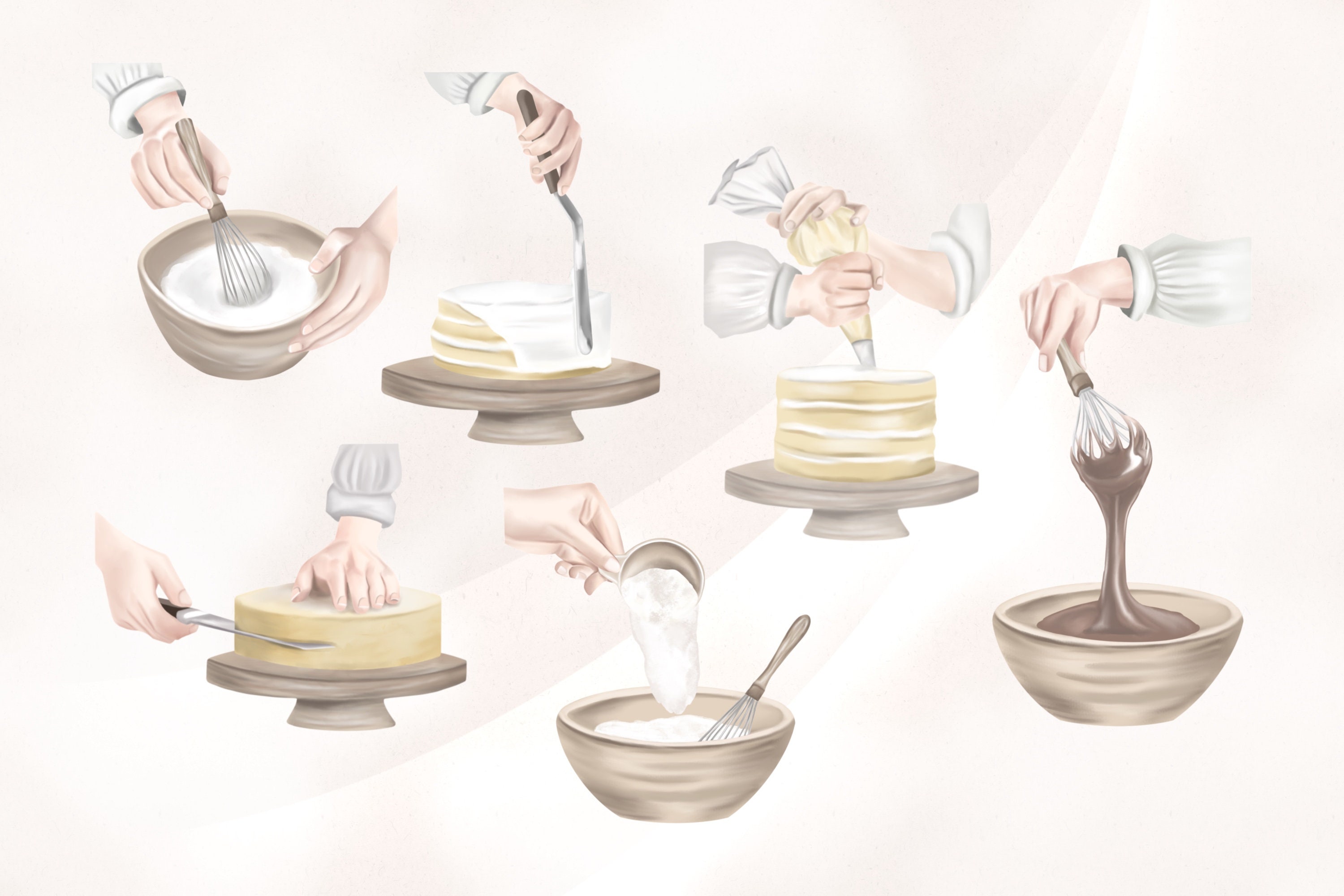 Cake Baking Clipart Baking Supplies PNG Cake Clipart Chef and Kitchen ...