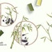 Bamboo Panda Clipart Chinese Panda Digital Download Cute Panda PNG ...