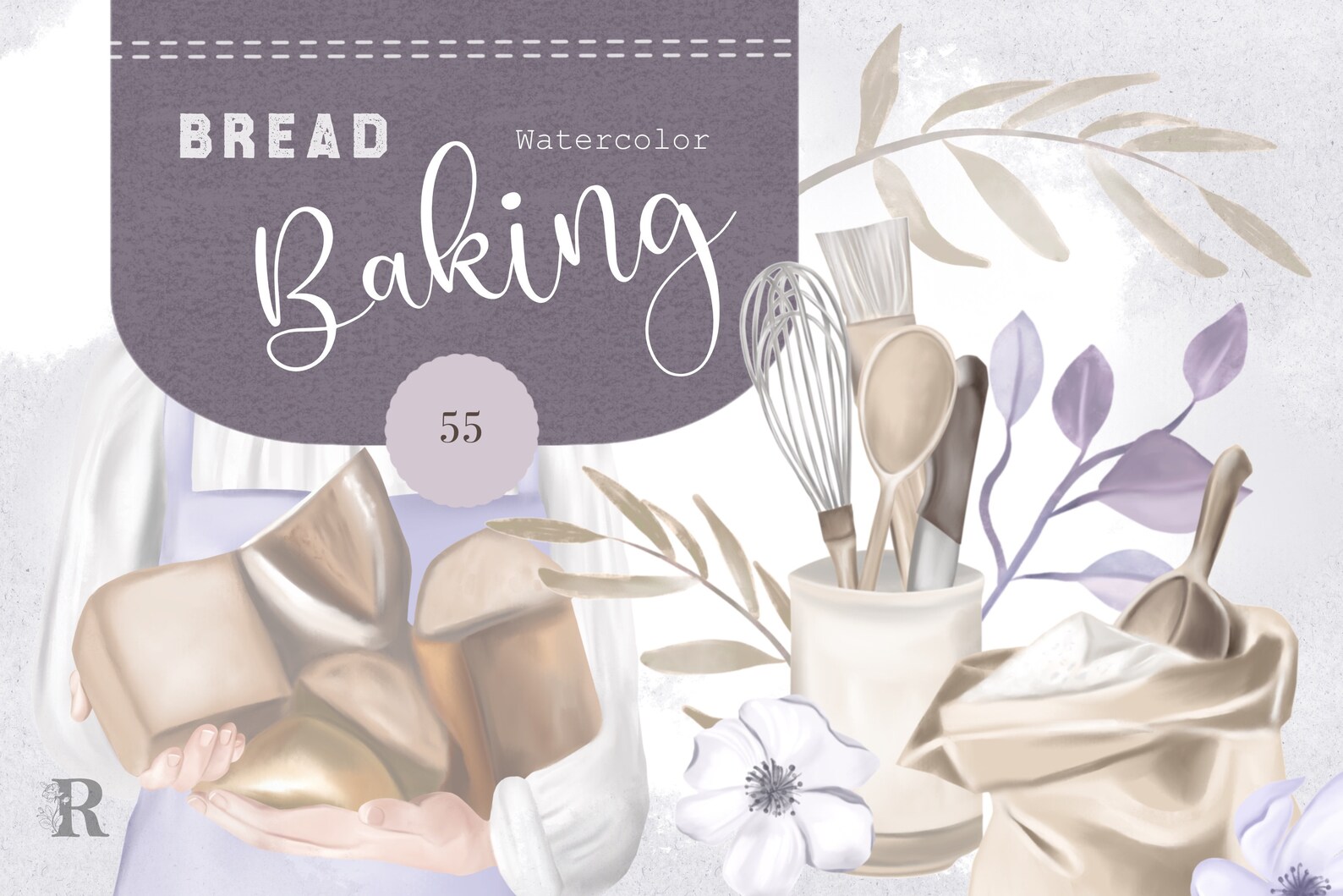 Bread Baking Clipart Bread Clipart Bakery Clipart Baking Tools PNG ...