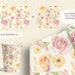 Spring Garden Clipart Watercolor Floral Clipart Spring Flower Digital ...