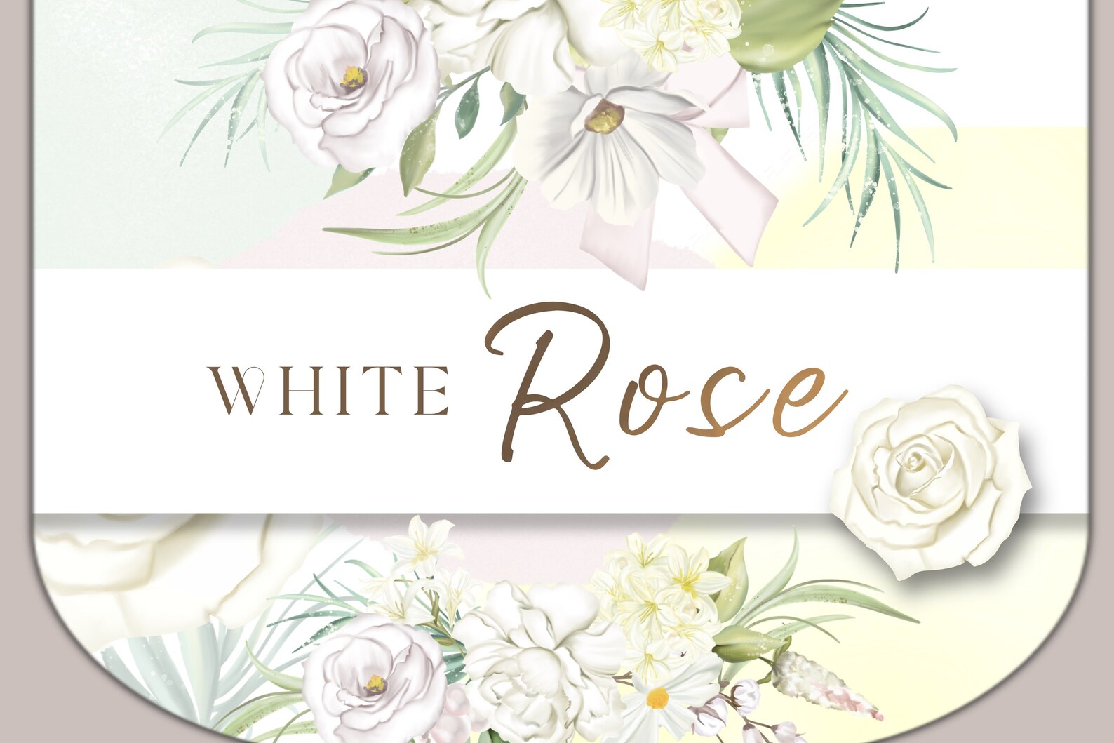 White Rose Clipart White Wedding Invite Download Wedding Rose Clipart ...