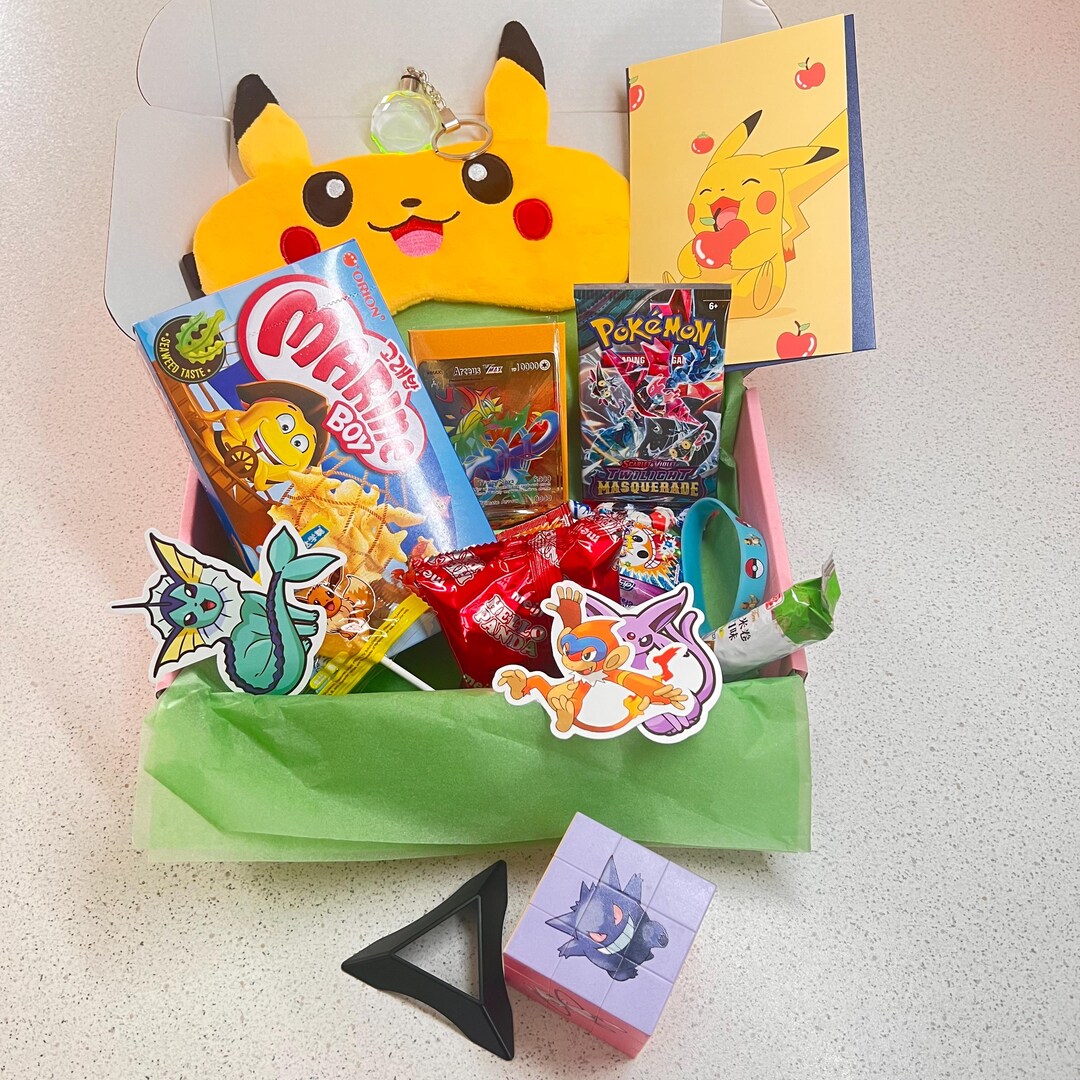 Pokemon Themed Gift Box, Easter Hamper, Gifts for Pikachu Lovers ...