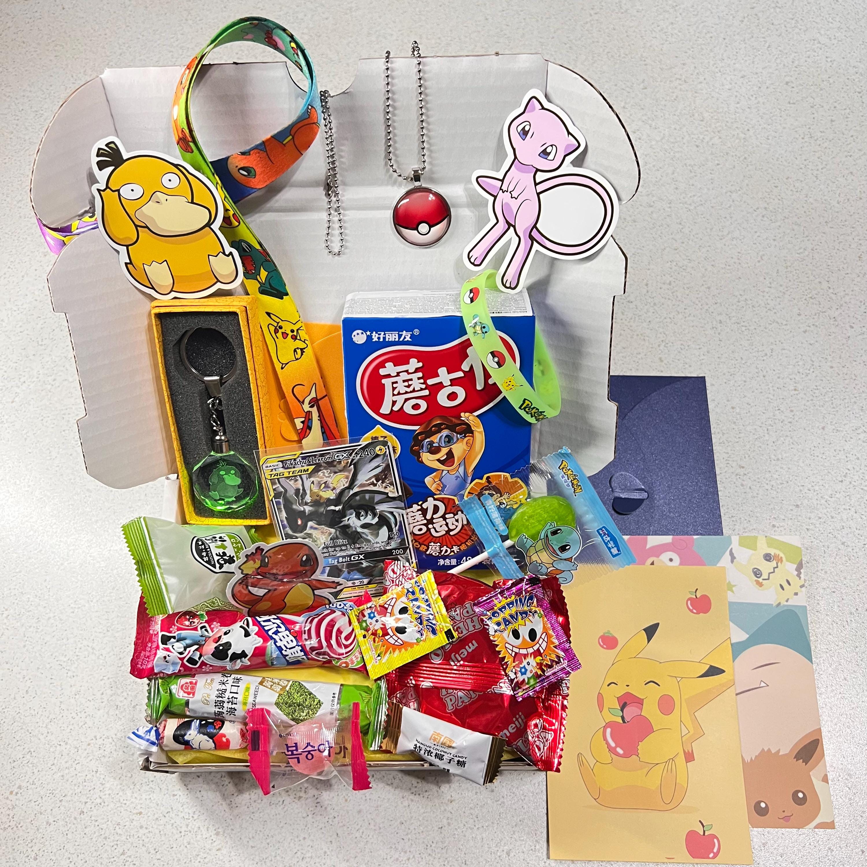 90s Pokémon Nostalgia Box - Theme Collectibles & Classic Asian Snacks ...