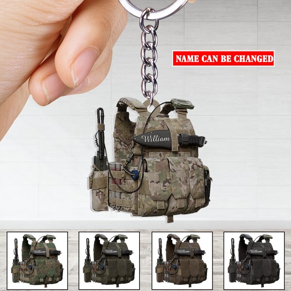 Army Keychain - Etsy