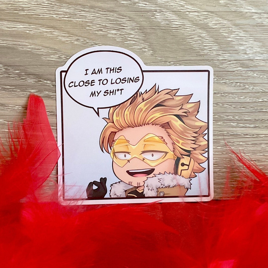Hawks, Winged Hero Inspired Meme Stickers, Meme, Anime Stickers - Etsy
