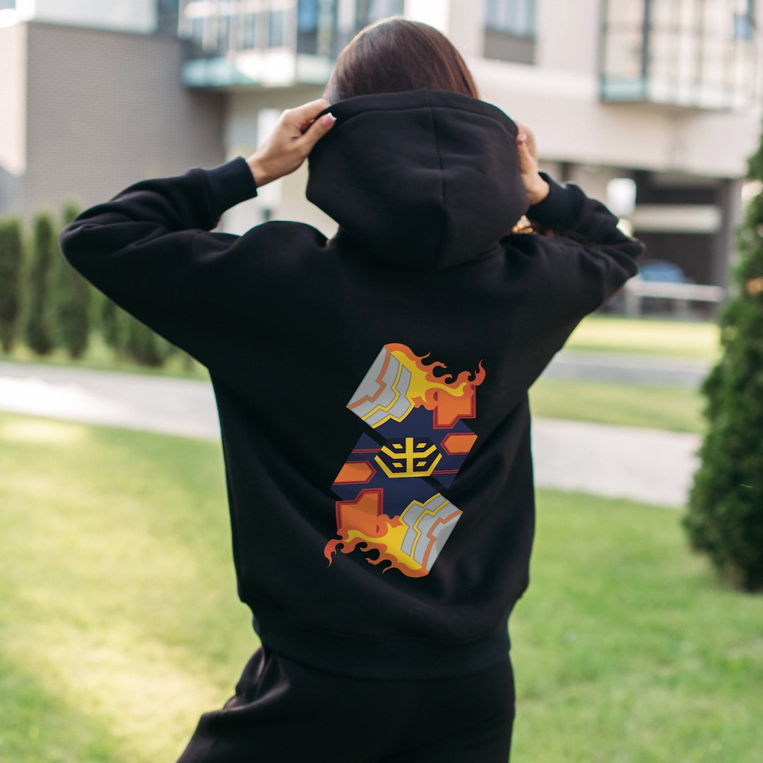Enji, Endeavor Hero, Flaming Hero Inspired Unisex Minimalist Aesthetic ...