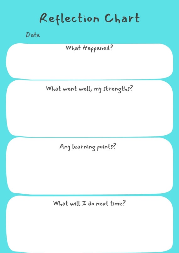 Reflection Record Chart Digital Download - Etsy