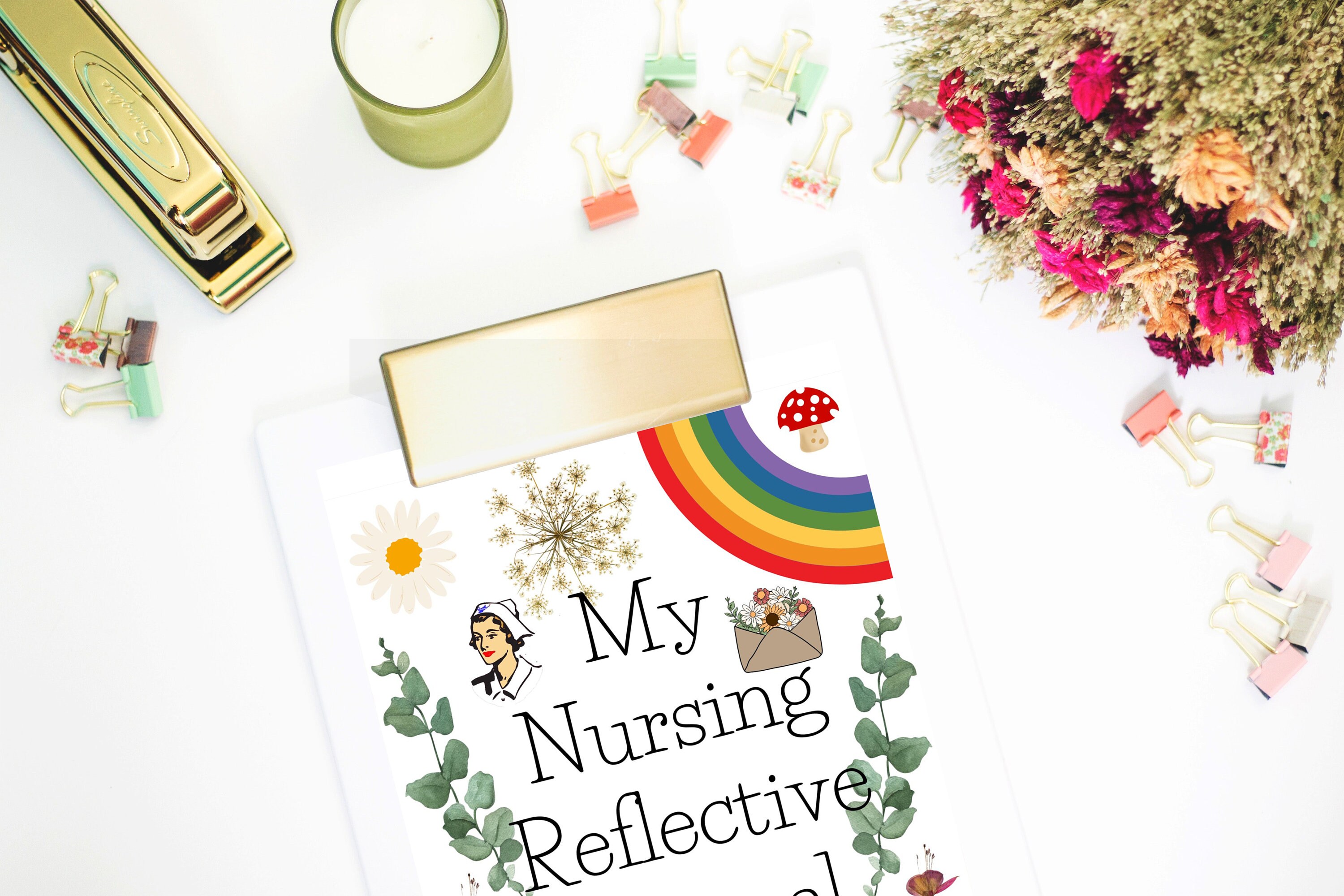 Digital Nursing Reflective Journal NHS Nurse Reflection Digital ...