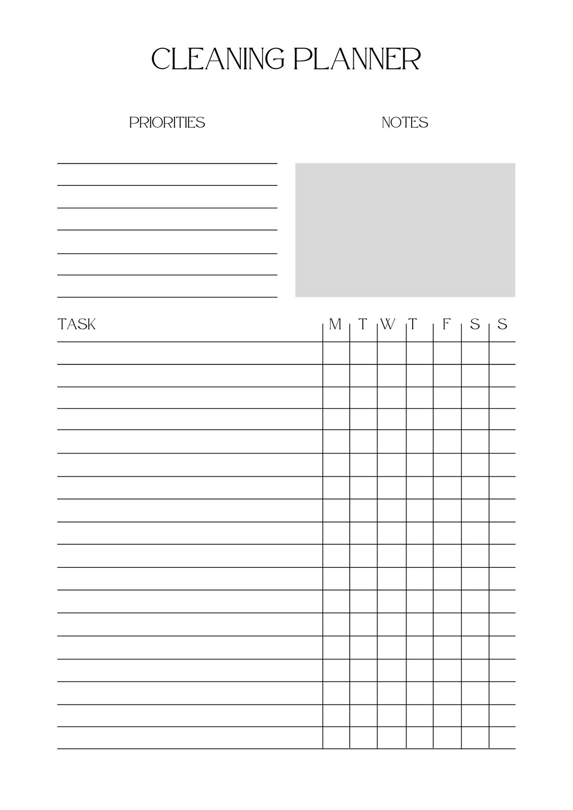 Cleaning Planner & Checklists Digital Planner Digital Checklist ...