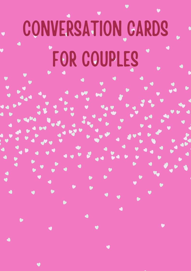 Deeper Conversation Cards for Couples |36 Thoughtful Questions for ...