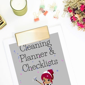 Cleaning Planner & Checklists Digital Planner Digital Checklist ...