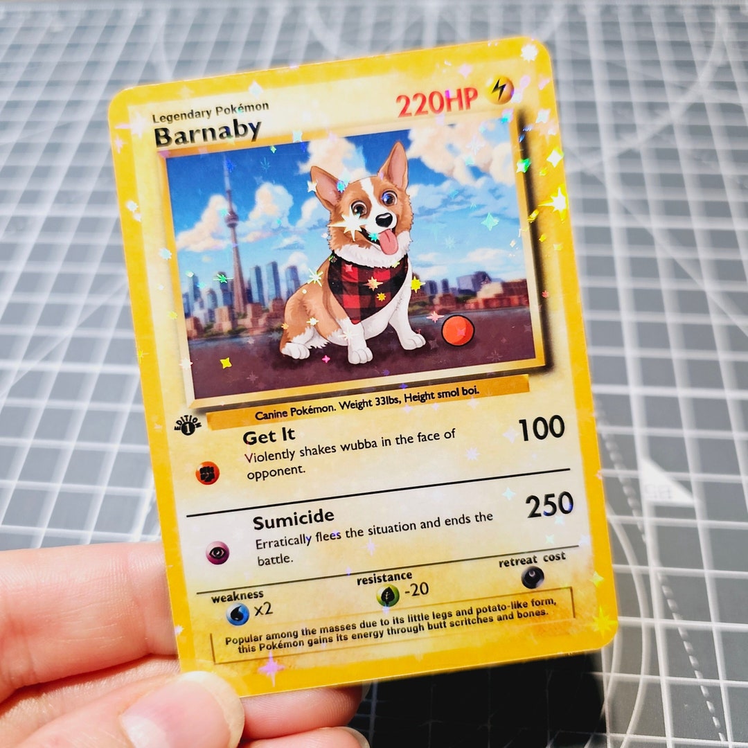Custom Pet Pokémon Card, Dog Pokémon Character, Proxy Pokemon Card ...