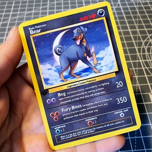 Custom Pet Pokémon Card, Pokémon Character, Proxy Pokemon Card ...