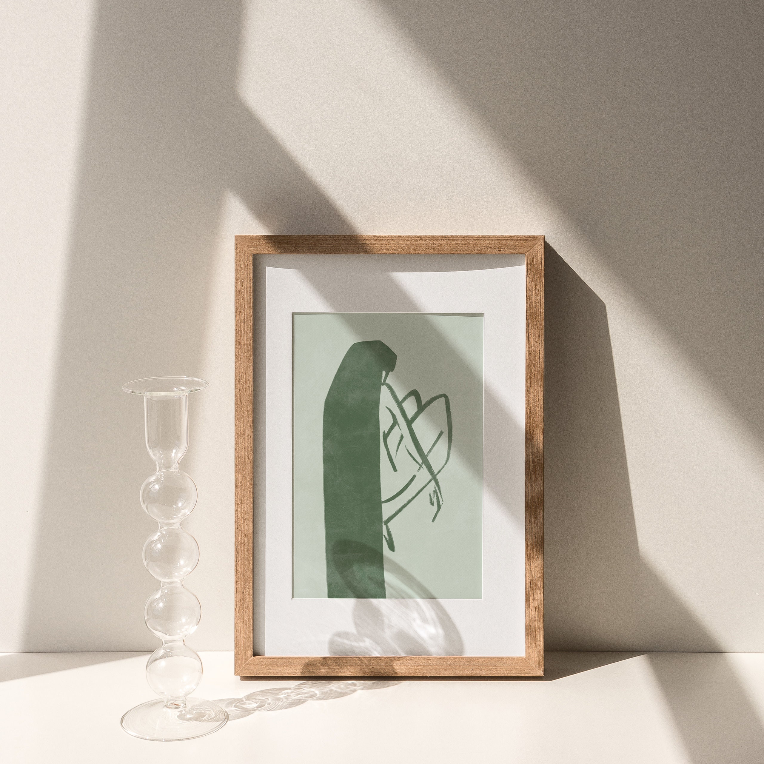 Modern Female Form Line Art, Printable Abstract Woman Illustration ...