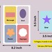 12 Pastel Shapes Flash Cards, Learn Shapes Flashcards, Montessori ...