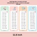 Printable Unicorn Multiplication Flashcards 1-12, Multiplication ...
