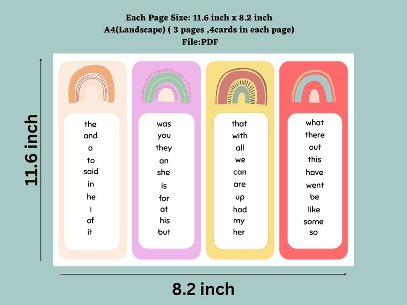100 High Frequency Words, Sight Words Flashcards, Year 1 Common ...