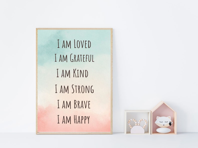 Positive Affirmation Posters ,motivationposter,daily Affirmation Prints ...