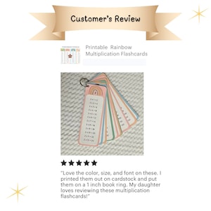 Printable Rainbow Multiplication Flashcards (1-12), Multiplication ...
