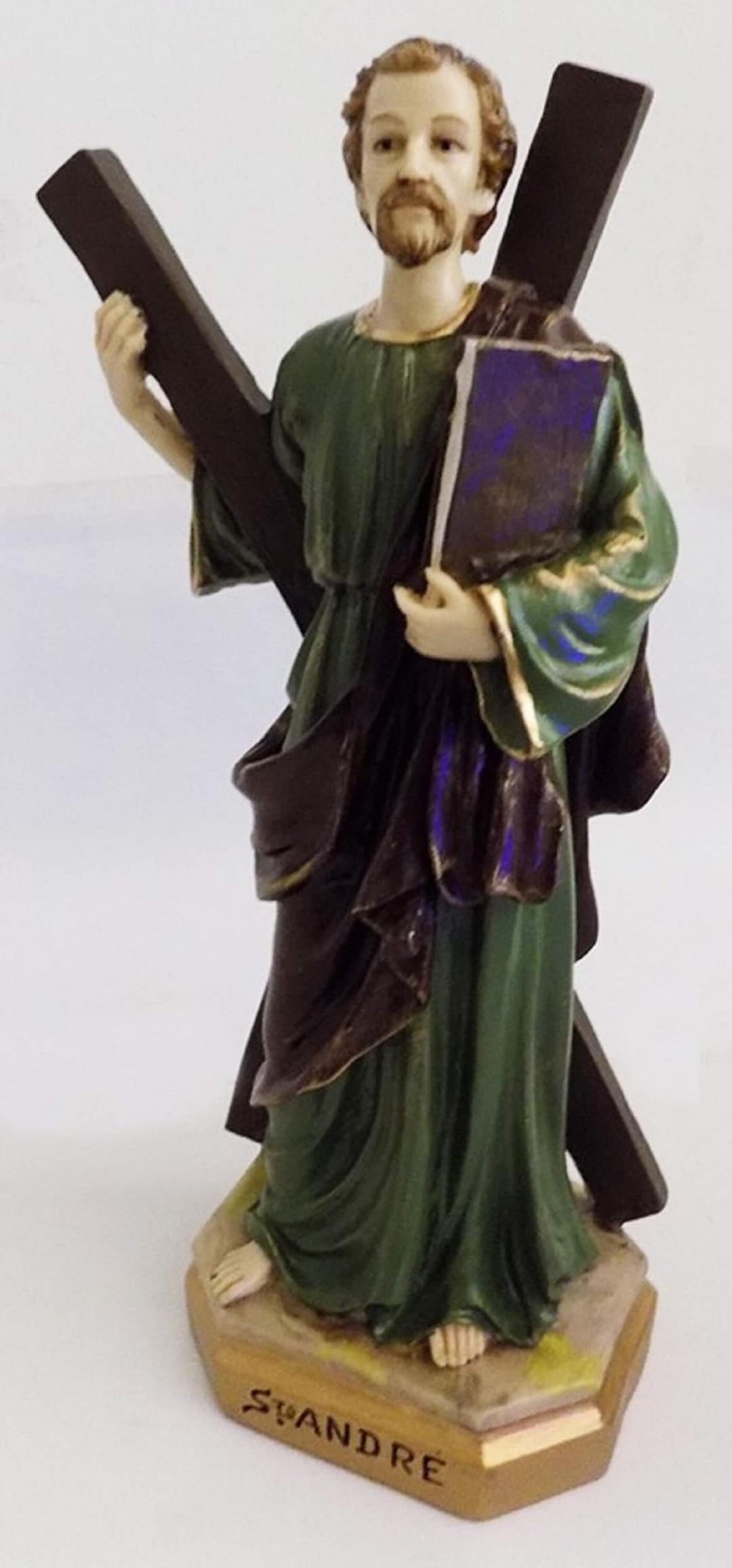Statue of Saint Andrew, Santo Andre, Saint Andrew Religious Figurine ...