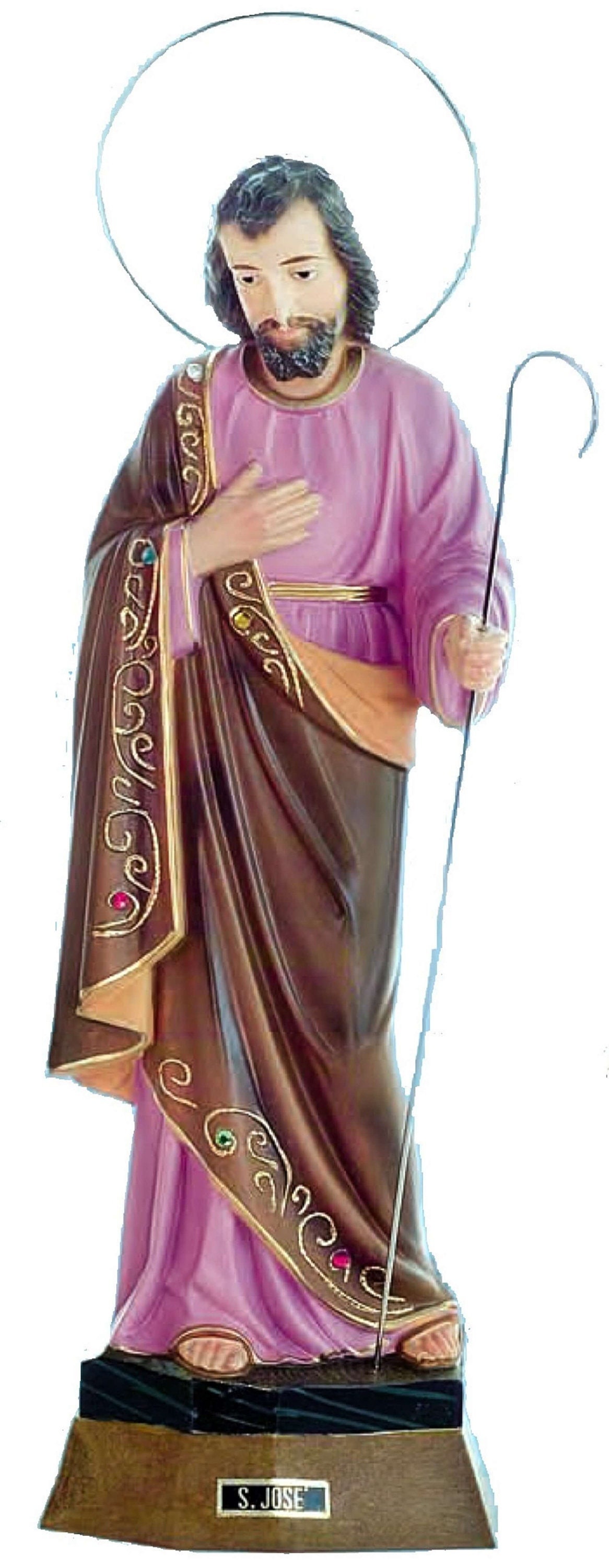 Statue of Saint Joseph, Saint Joseph Religious Figurine Classic Paint ...