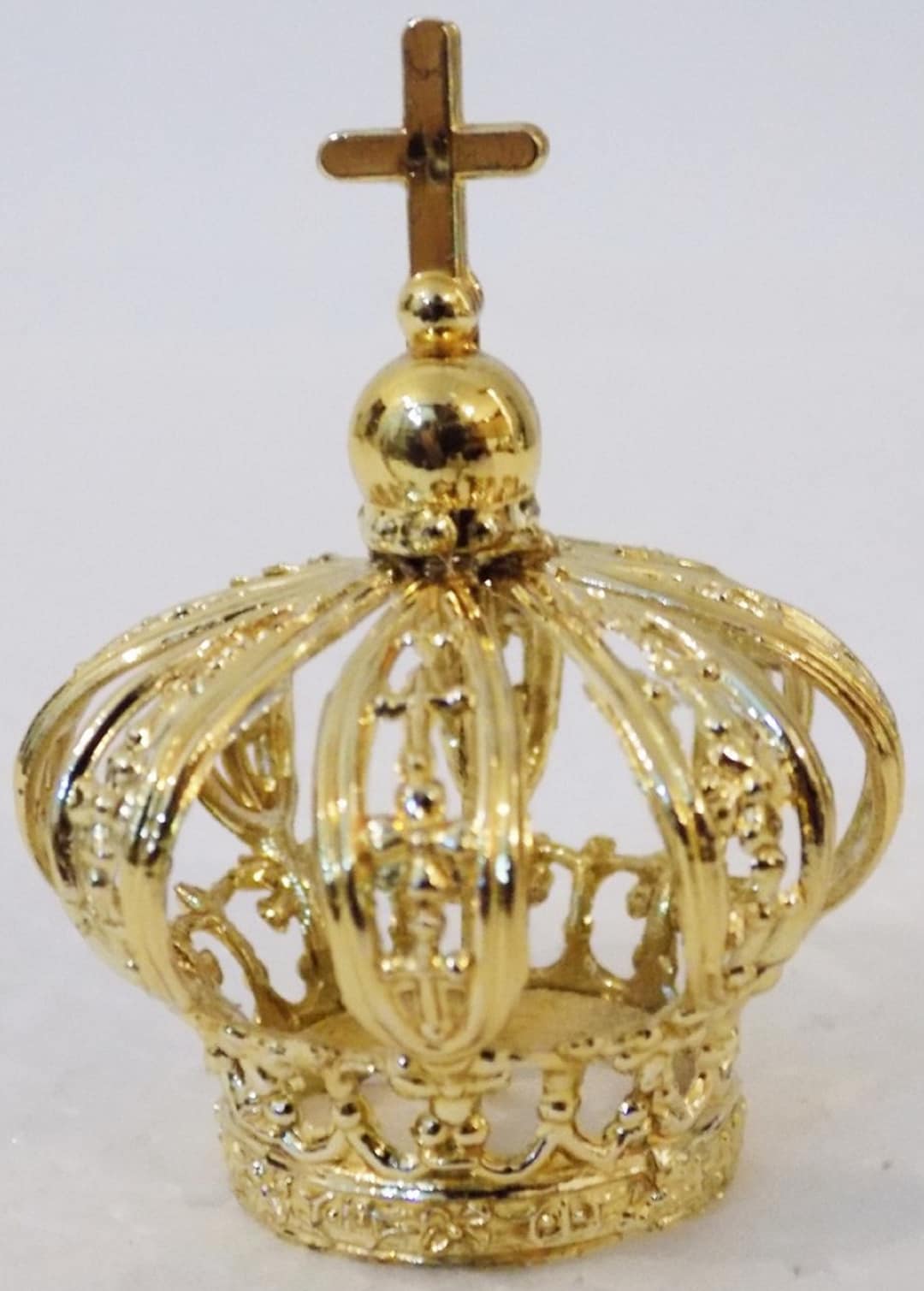 Gold Plastic Crown for Statues, Religious Art Accessory (2.5cm Base) - Etsy