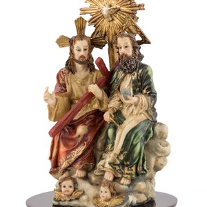 Statue of Holy Trinity, Holy Trinity, Holy Trinity Religious Figurine ...