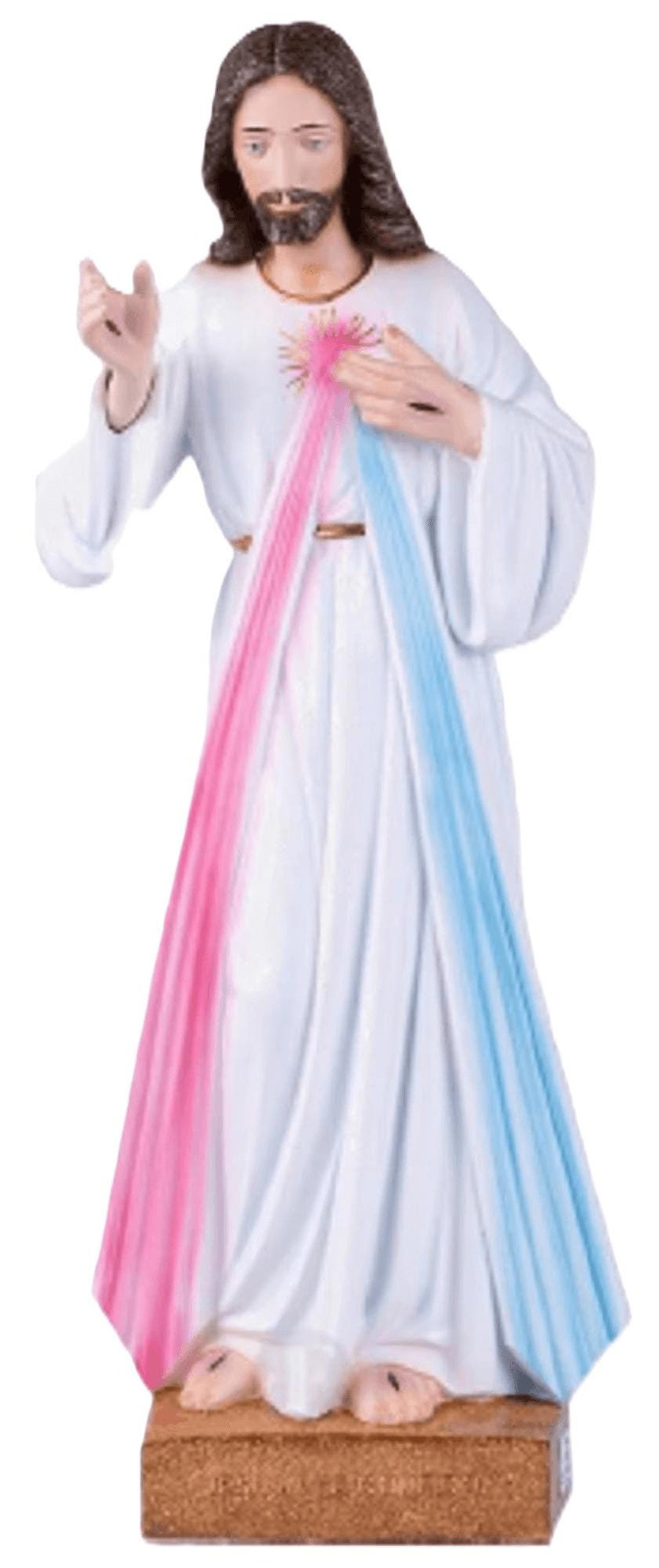 Statue Jesus Christ Merciful, Mercy Jesus Christ Religious Figurine ...