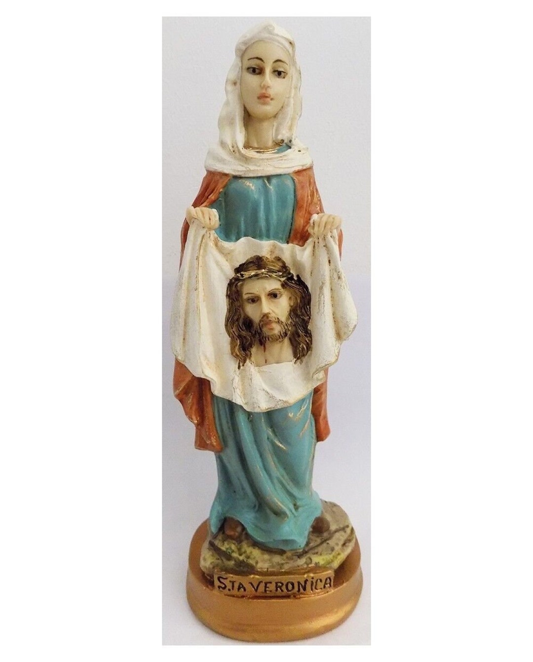 Statue of Saint Veronica, Saint Veronica Religious Figurine, Religious ...