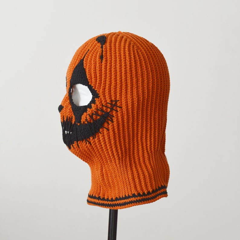 Custom Ghost Clown Crochet Balaclava Ski Mask for Men and - Etsy