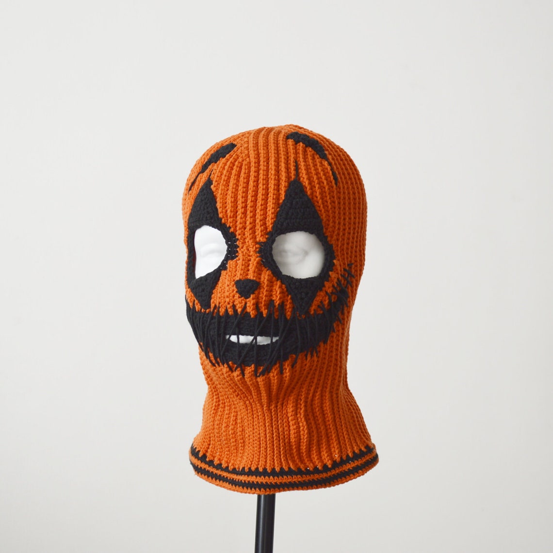 Custom Ghost Clown Crochet Balaclava Ski Mask for Men and - Etsy