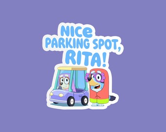 Nice Parking Spot Rita Sticker - Etsy