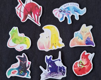 Rainworld Slugcat Pile, Survivor, Monk, Hunter, Artificer, Gourmand ...