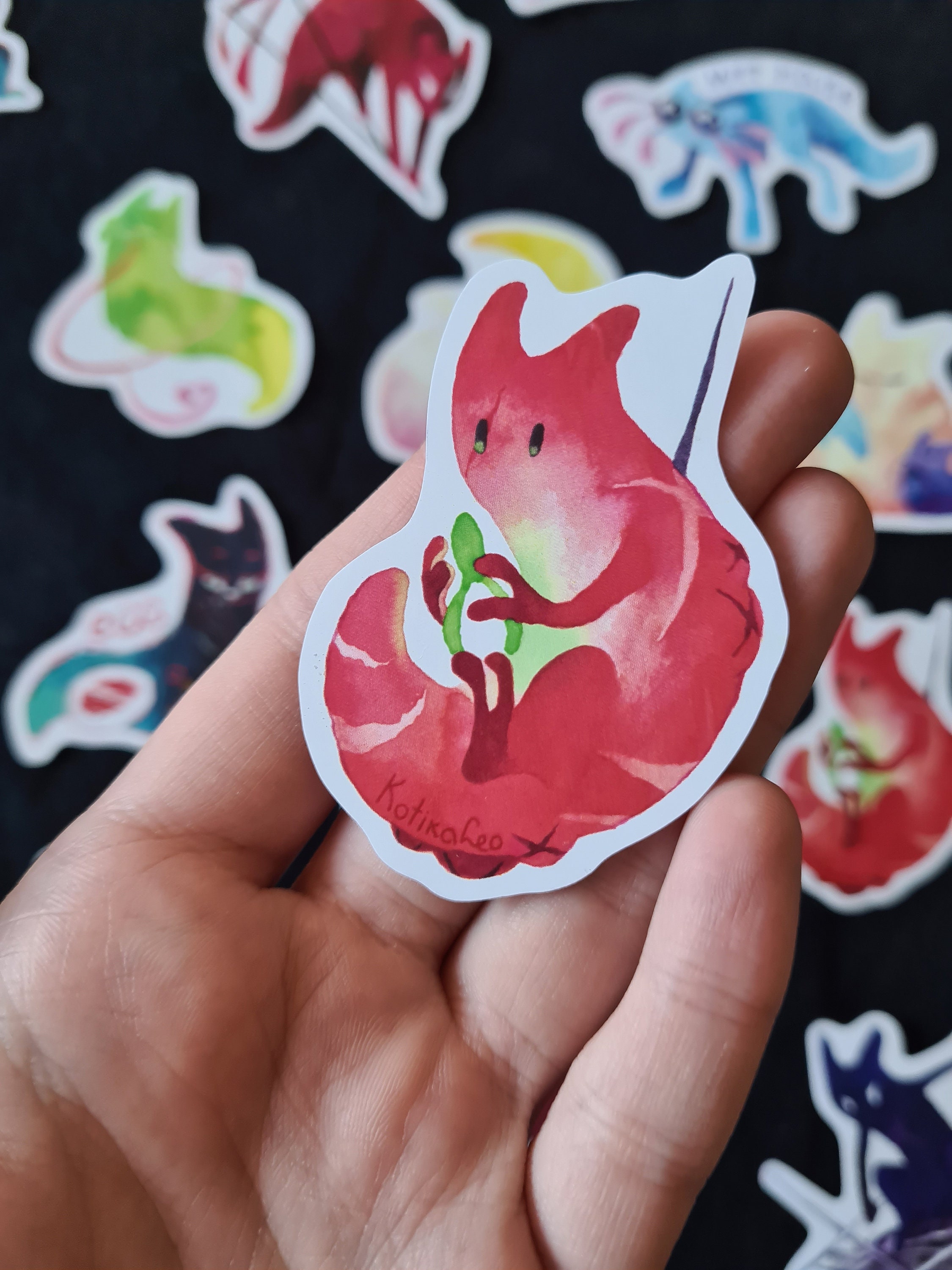 Rain World Stickers Slugcats Monk Survivor Saint Spearmaster Rivulet ...