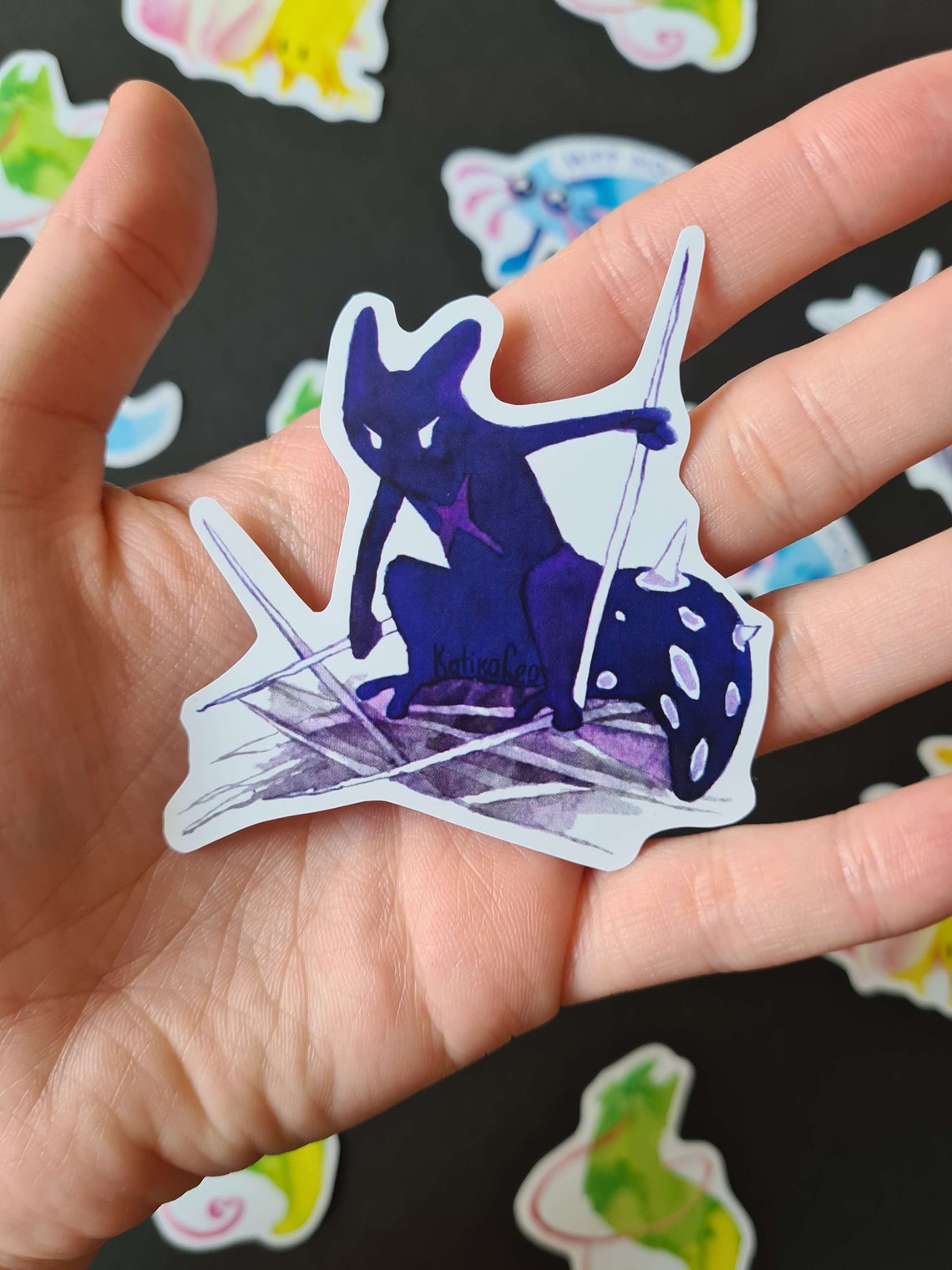 Rain World Stickers Slugcats Monk Survivor Saint Spearmaster Rivulet ...