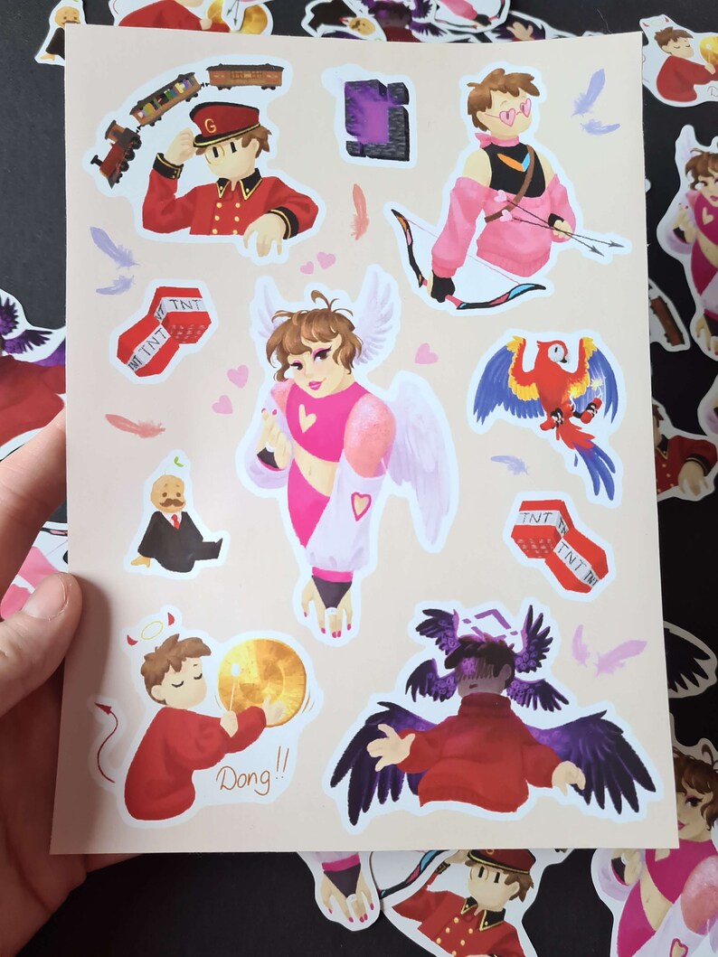 Hermitcraft Grian Watcher Ariana Griande Cute Guy Mumbo Jumbo - Etsy