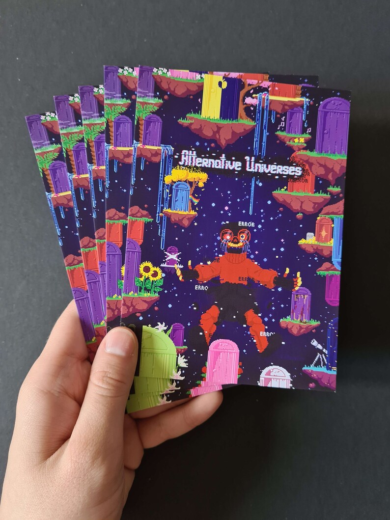 Undertale Postcards Errorsans Nightmaresans Fluffynight Gaster ...