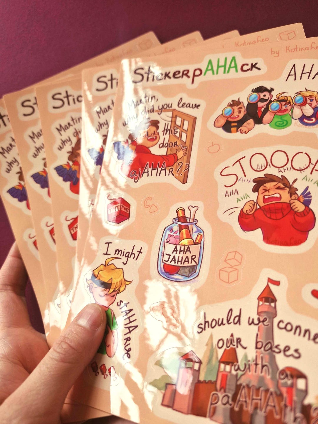 Life Series Inspired AHA Stickers - Etsy