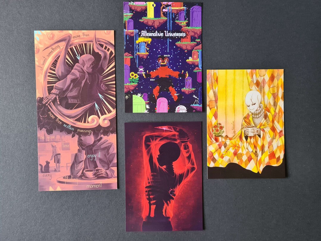 Undertale Postcards Error!sans Nightmare!sans Fluffynight Gaster Killer ...