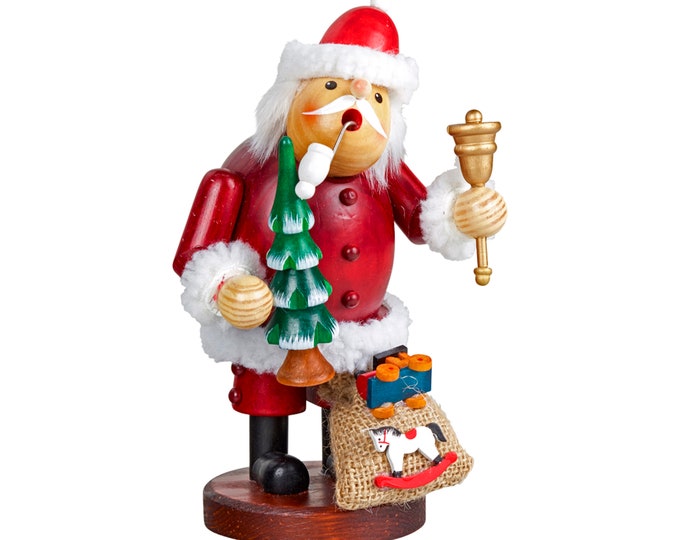 Smoker santa Claus With Bell and Christmas Tree - Etsy