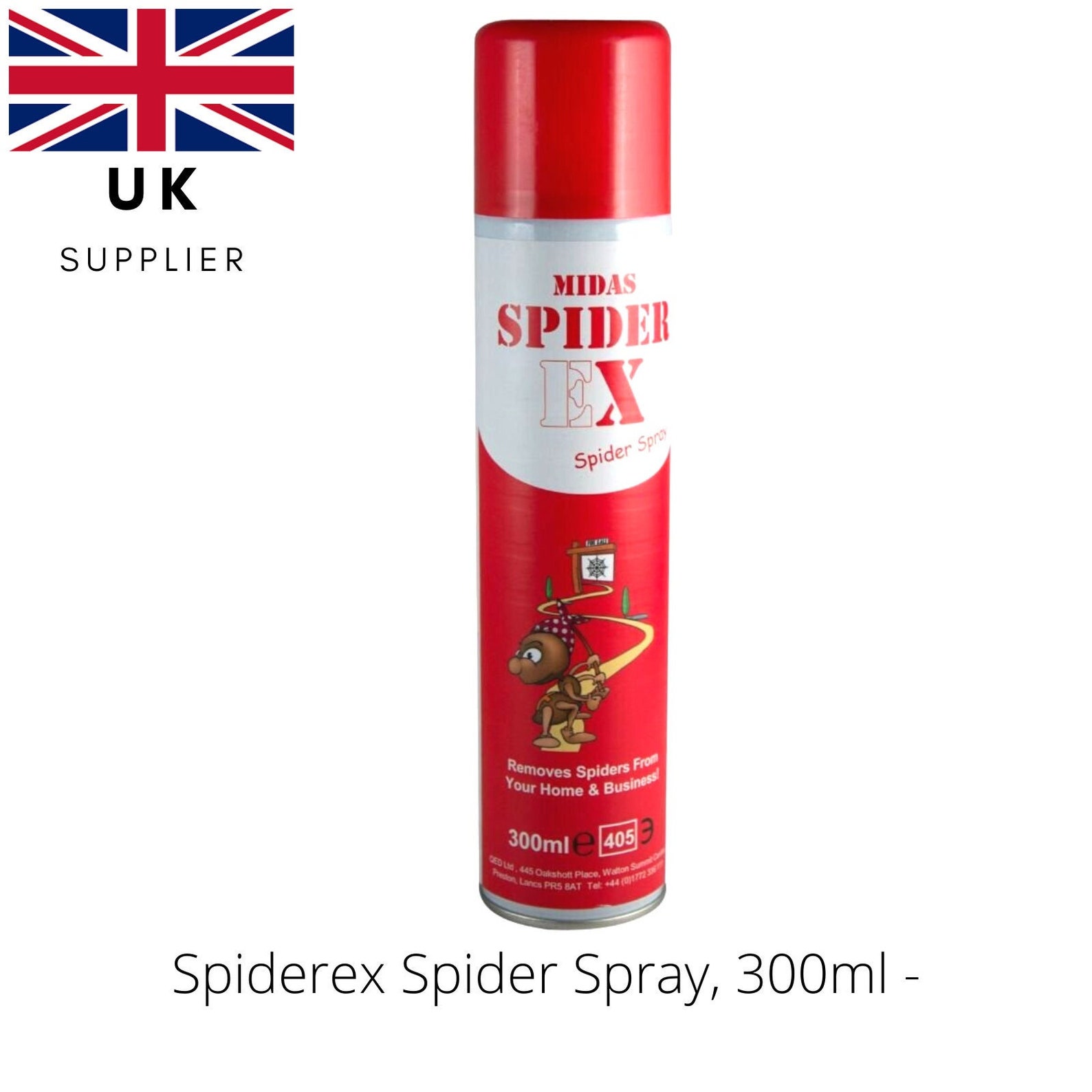Midas Spiderex Spider Repellent Aerosol Spray for Cctv Cameras - Etsy UK