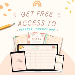 2024 Landscape Dated Digital Planner, Boho, Minimalist, Goodnotes, iPad ...
