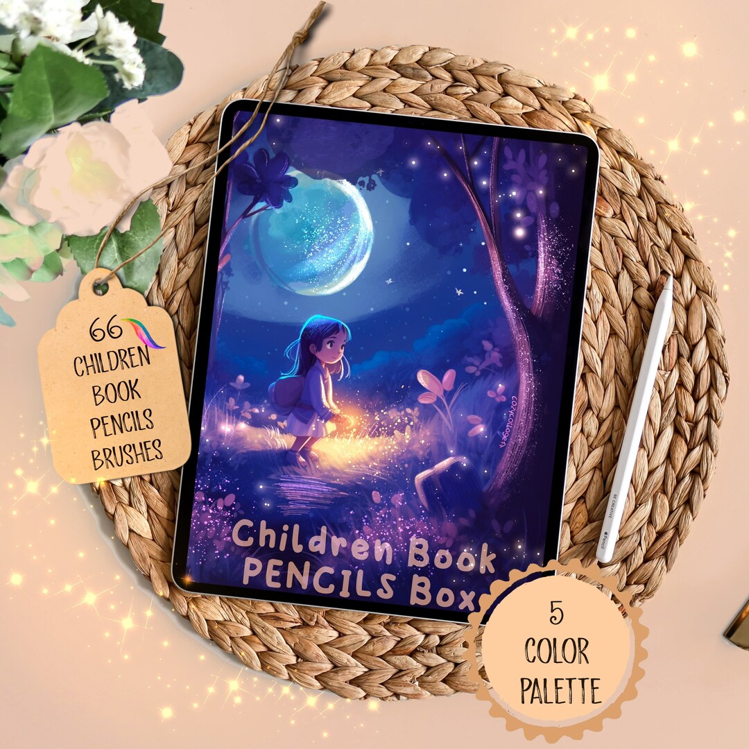 Procreate CHILDREN BOOK PENCILS Box Brushes Brushset | Procreate ...