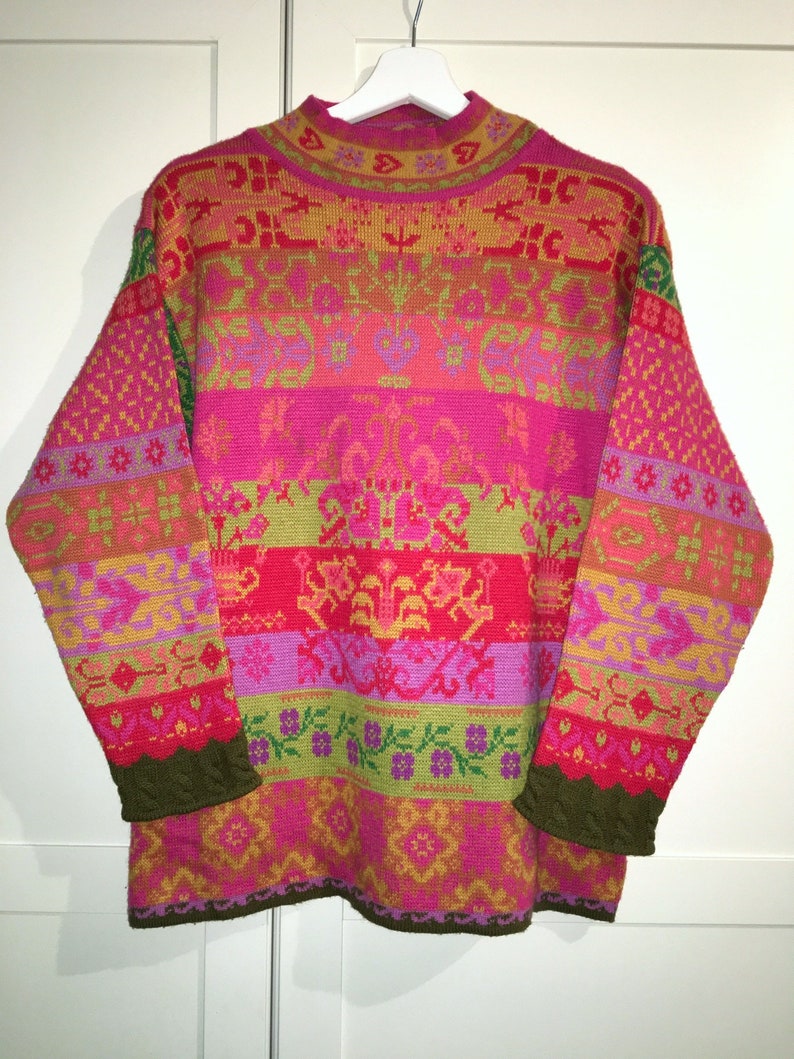 Vintage Cottagecore Sweater, Vintage Kidcore Jumper, 90s Clothing ...